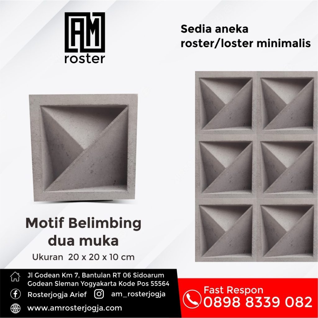 Motif Belimbing Dua Muka - Am Roster
